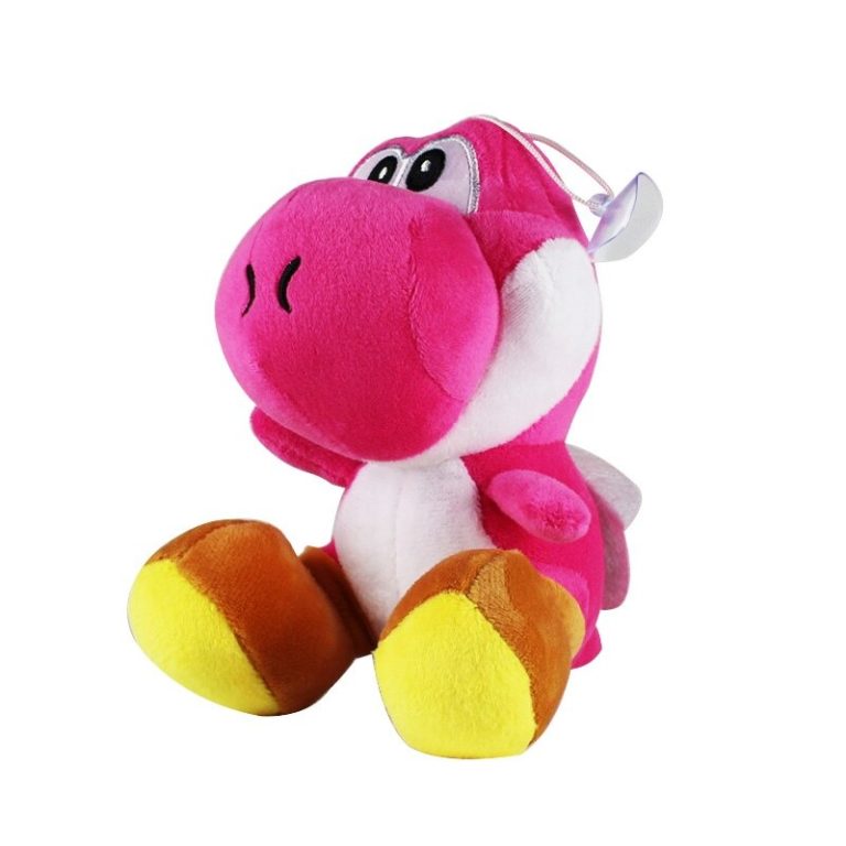 Peluche Yoshi Rose Foncé Super Mario Bros | La Peluche