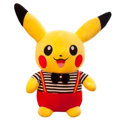 Peluche Pokémon Pikachu Bien Habillé Rouge | La Peluche